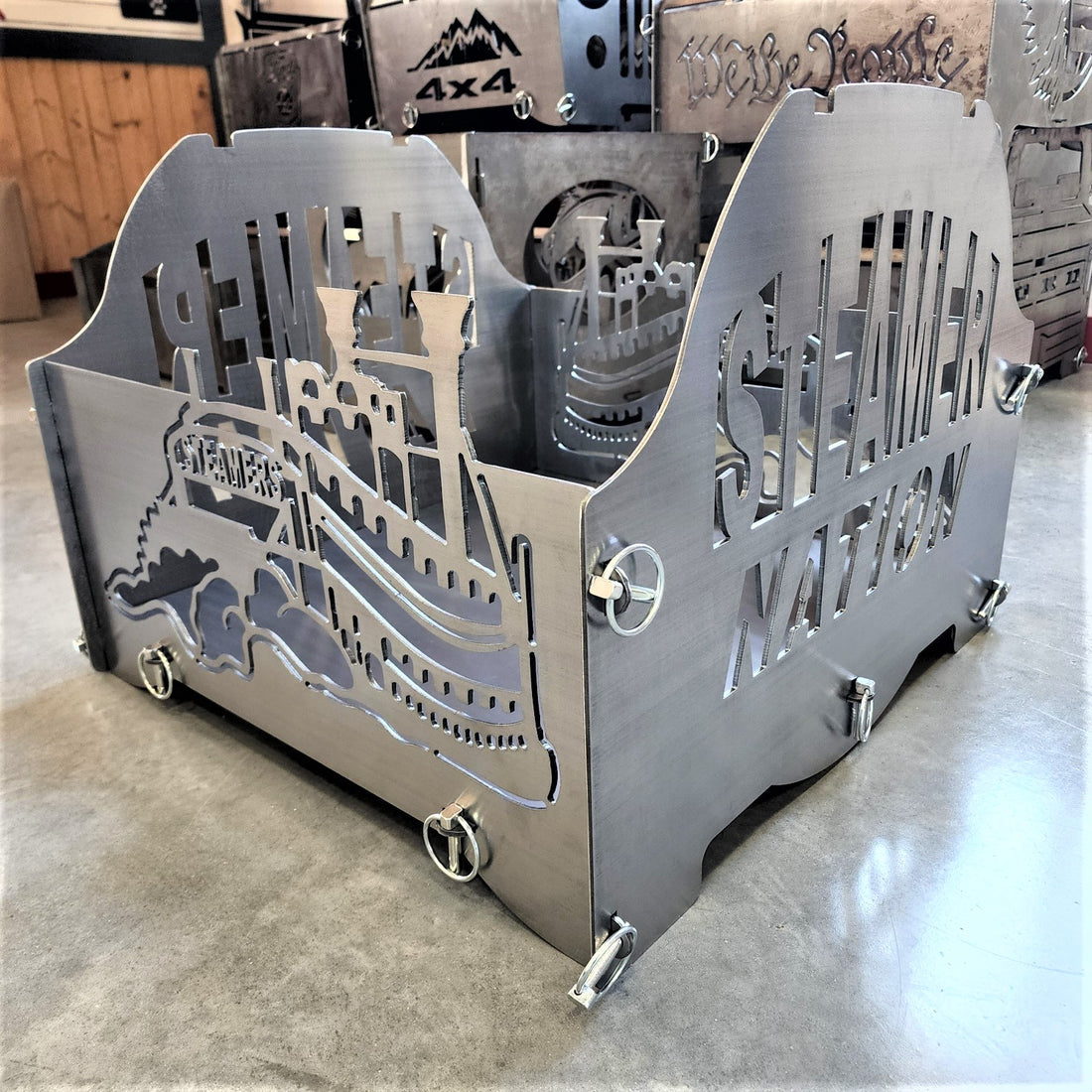 Fulton Steamers Steamer Nation Fire Pit Portable Collapsible FirePit ...